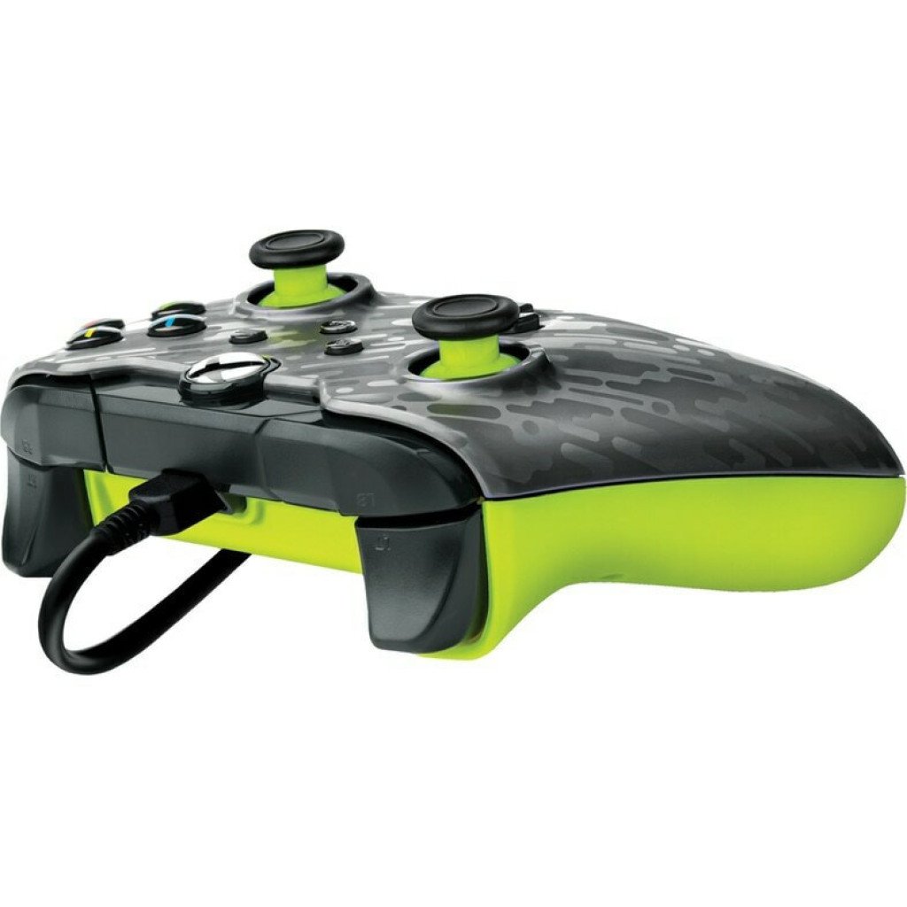 PDP Wired Controller Xbox One, Series X|S, PC - Yellow / Black Camo | MAD
