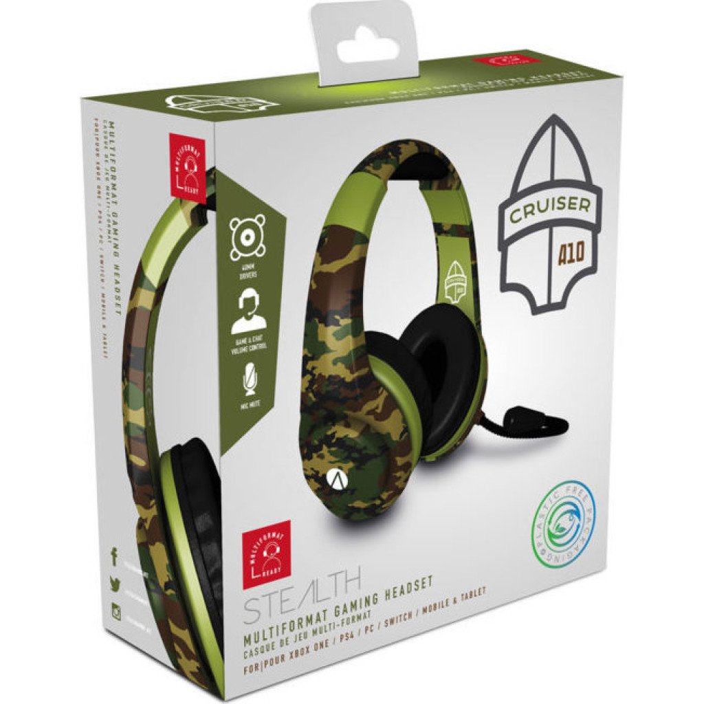 ΕΝΣΥΡΜΑΤΑ ΑΚΟΥΣΤΙΚΑ STEALTH CRUISER A10 - STEREO GAMING HEADSET ΓΙΑ PS4 ...