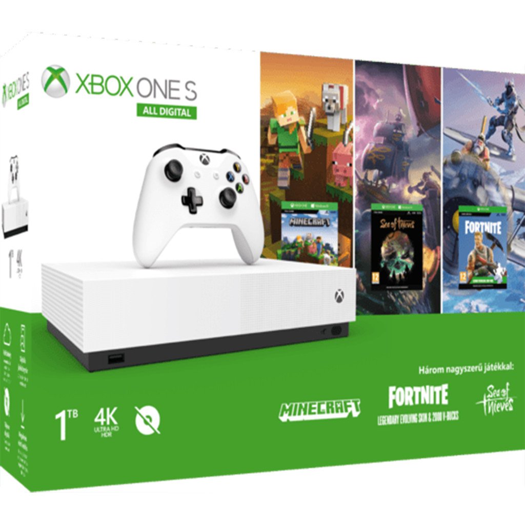 Κονσόλα Xbox One S All-Digital Edition - 1TB + Minecraft + Sea Of ...